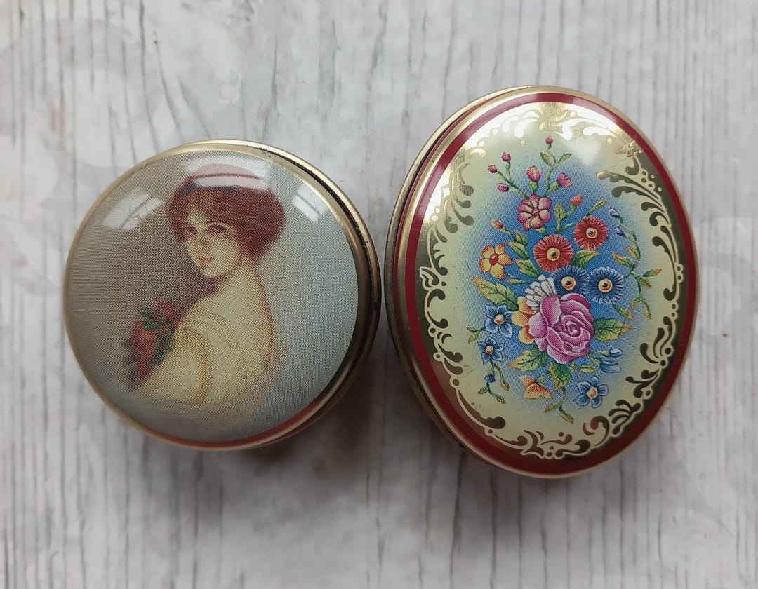 Vintage Chambers Candy Company Tins. Pair of Vintage Sweet Tins. Pretty ...