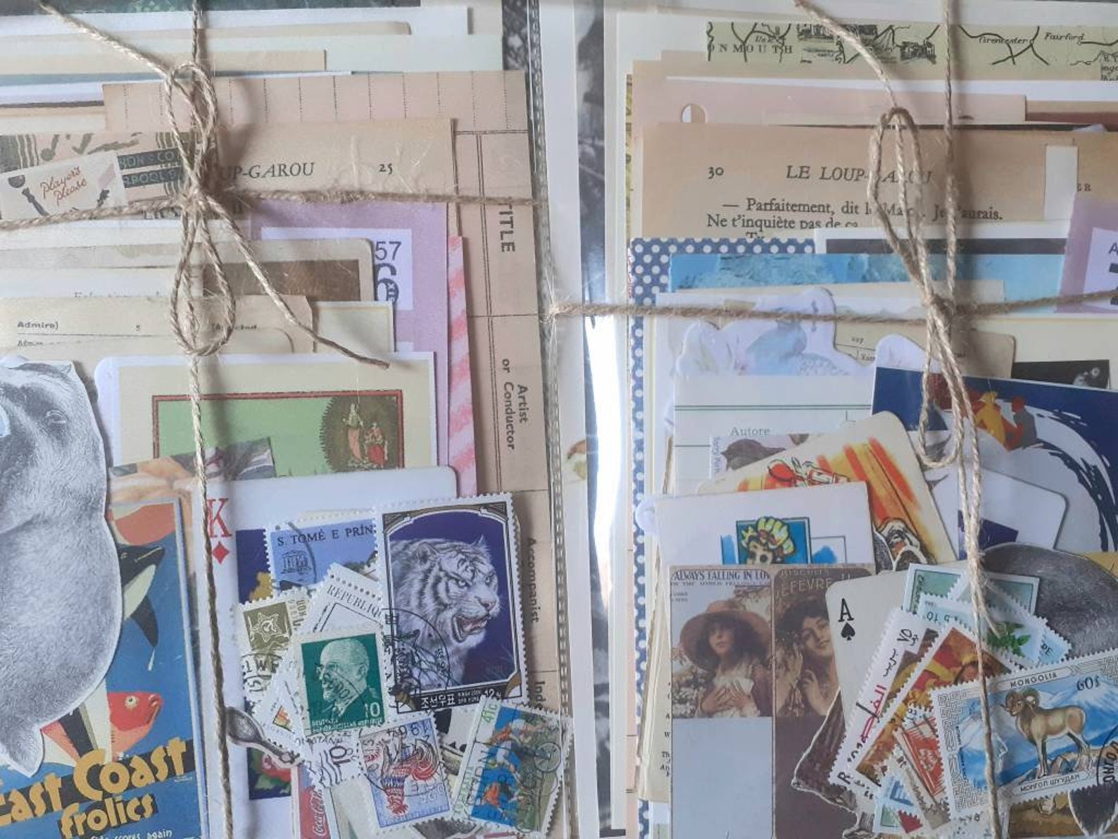Vintage Paper Ephemera Pack. 75 Piece Junk Journal Kit. Old - Etsy