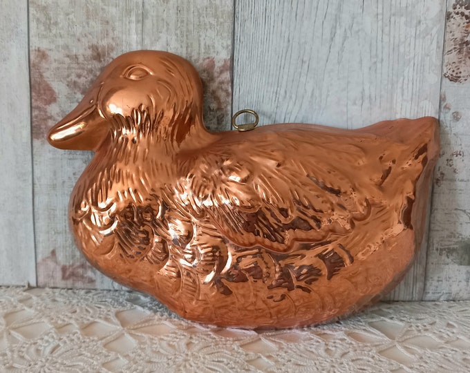 Vintage Copper Mould. Duck Copper Mold. Decorative Copper Jelly or Cake ...