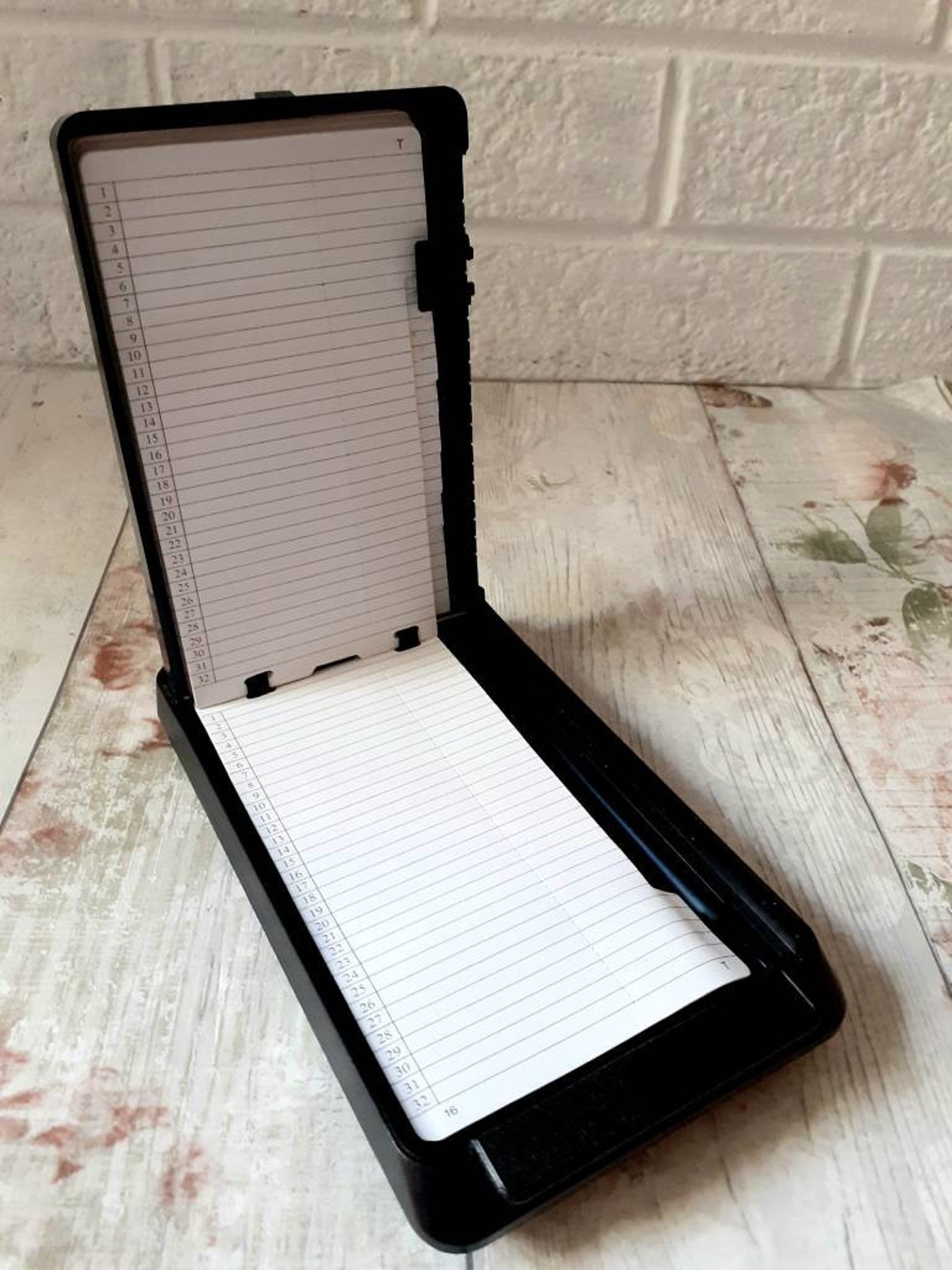 Vintage Flip Up Address Book. Retro Office. Teak Effect Pop Up | Etsy