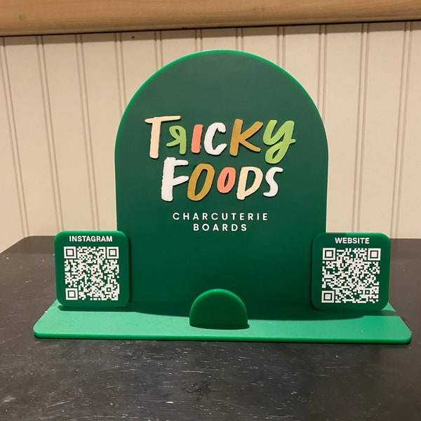 Business Card Holder Qr Code - Etsy