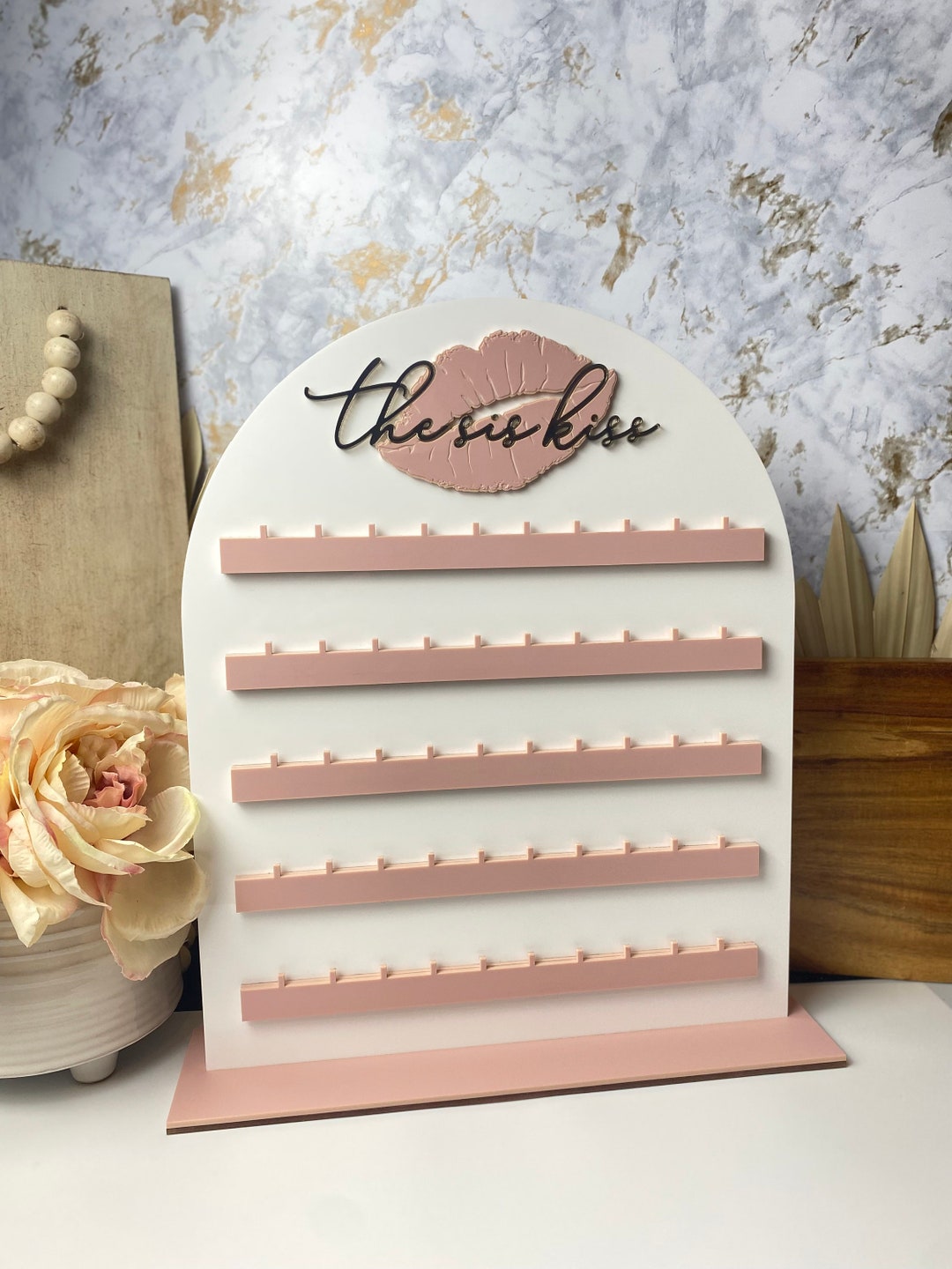 Charm Bar Display for Cham Necklaces and Bracelets Permanent Jewelry ...