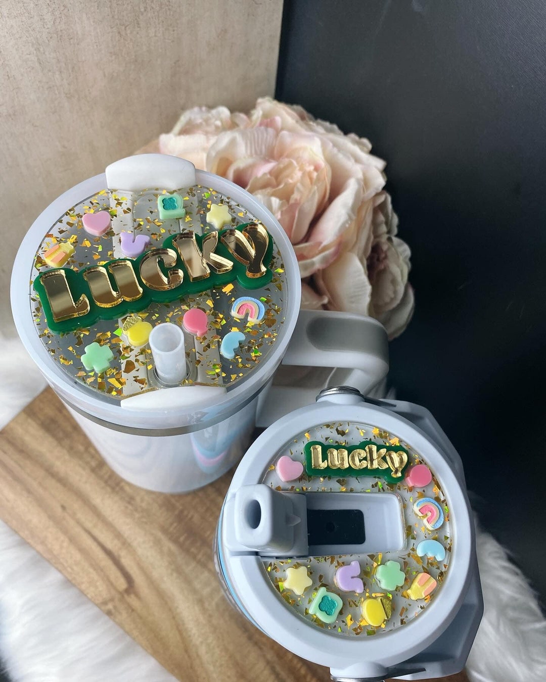 Lucky Topper SVG St. Patrick's Day Charms Topper Stanley Quencher 40oz ...