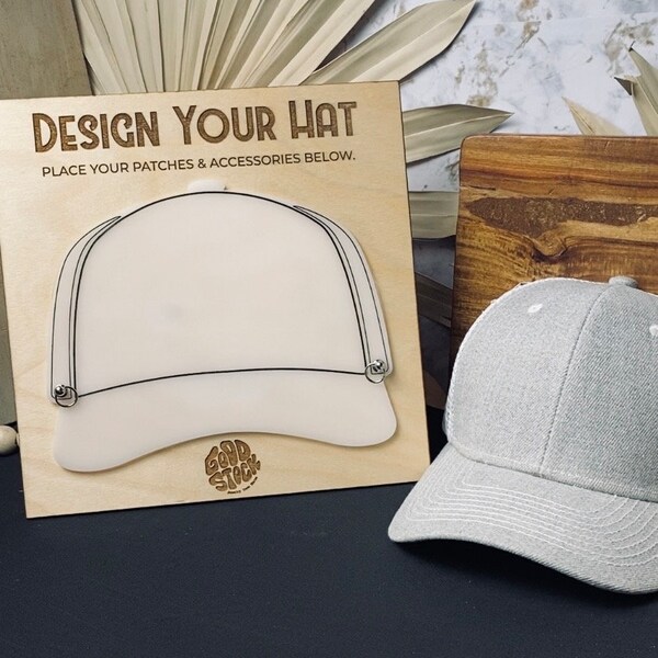 Wood Engraved Hat Bar Template - Etsy