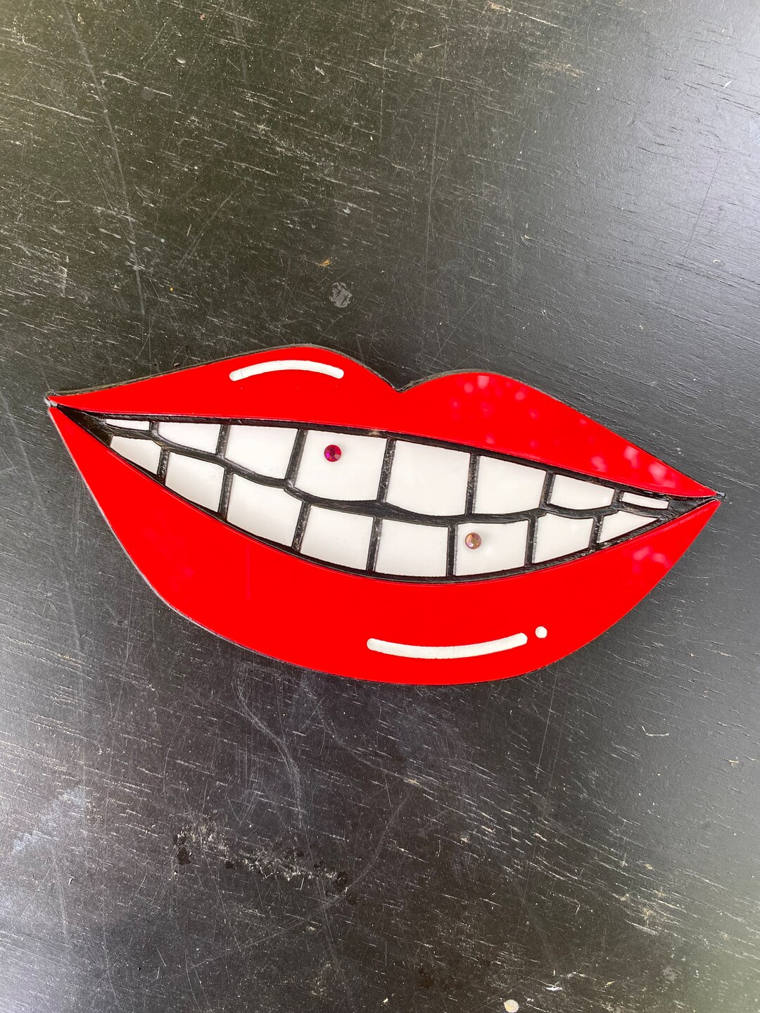 Tooth Gems Display 3D Tooth Gem Bar Template Acrylic Tooth Jewelry ...