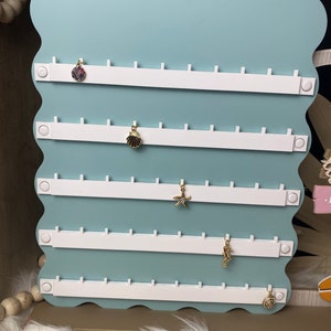 Charm Bar Display for Cham Necklaces and Bracelets Permanent Jewelry ...