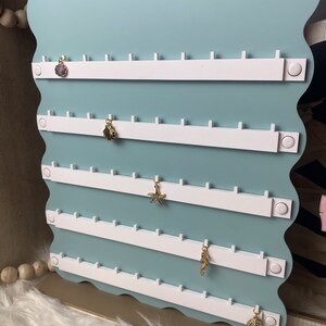 Charm Bar Display for Cham Necklaces and Bracelets Permanent Jewelry ...