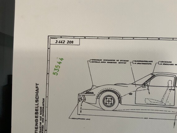 Opel GT Drawings Find | Opel GT Forum
