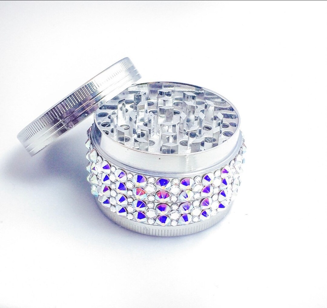 Swarovski Crystal Herbal Grinder Bedazzled Bling Herb Grinder - Etsy
