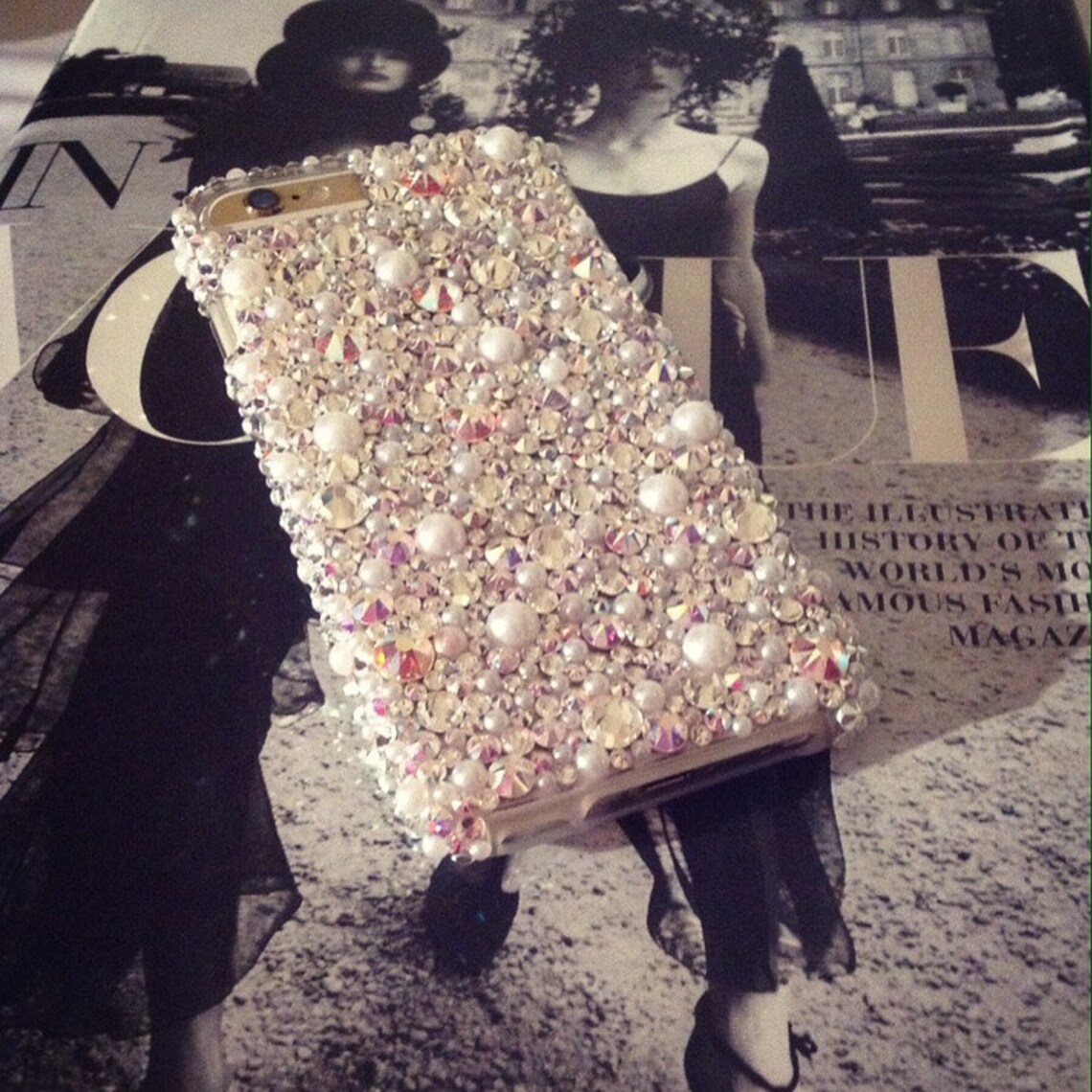 Swarovski Crystal & Pearls Phone Case - Swarovski iPhone Case ...