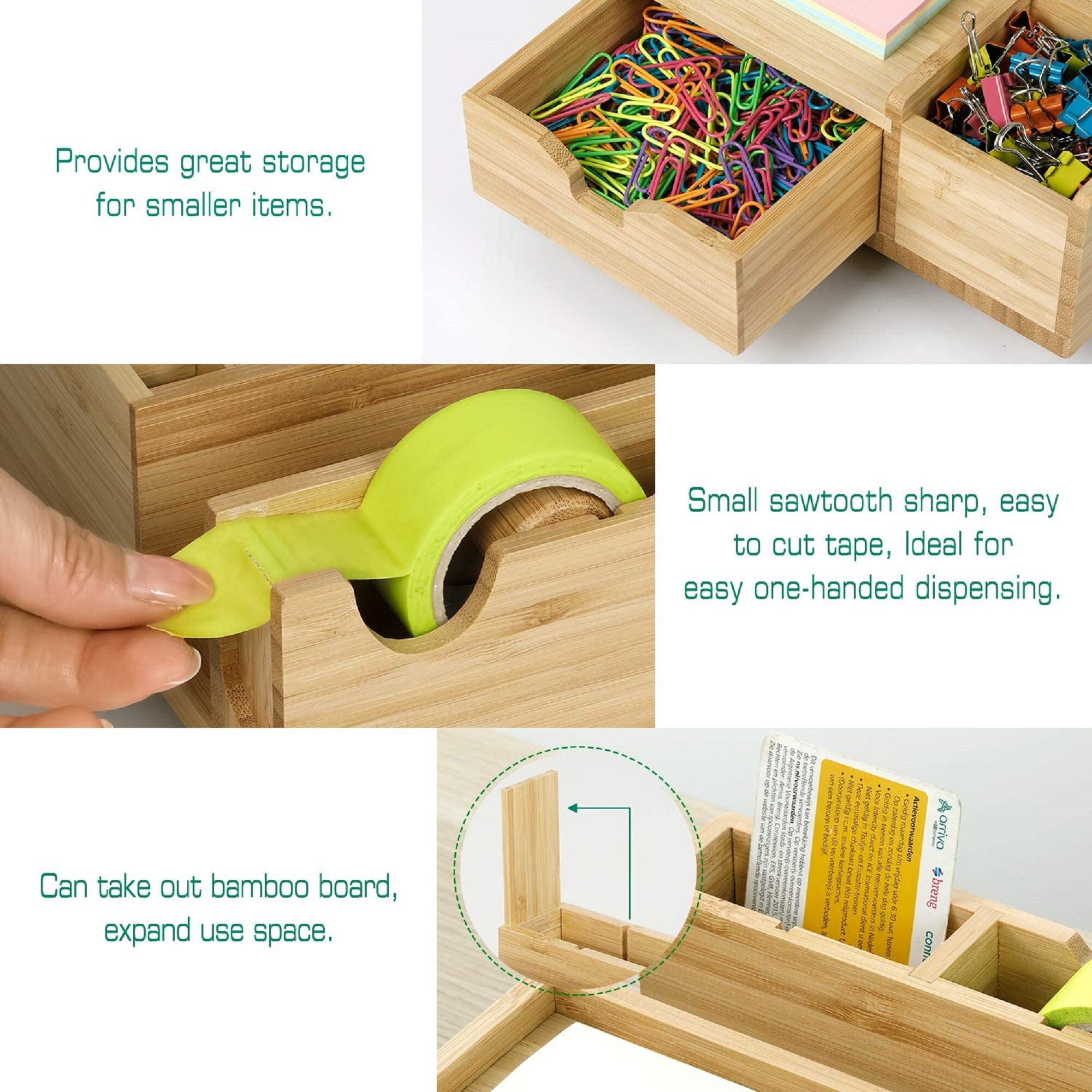 Bamboo Office Desk Organizers and Accessories Darfoo - Etsy