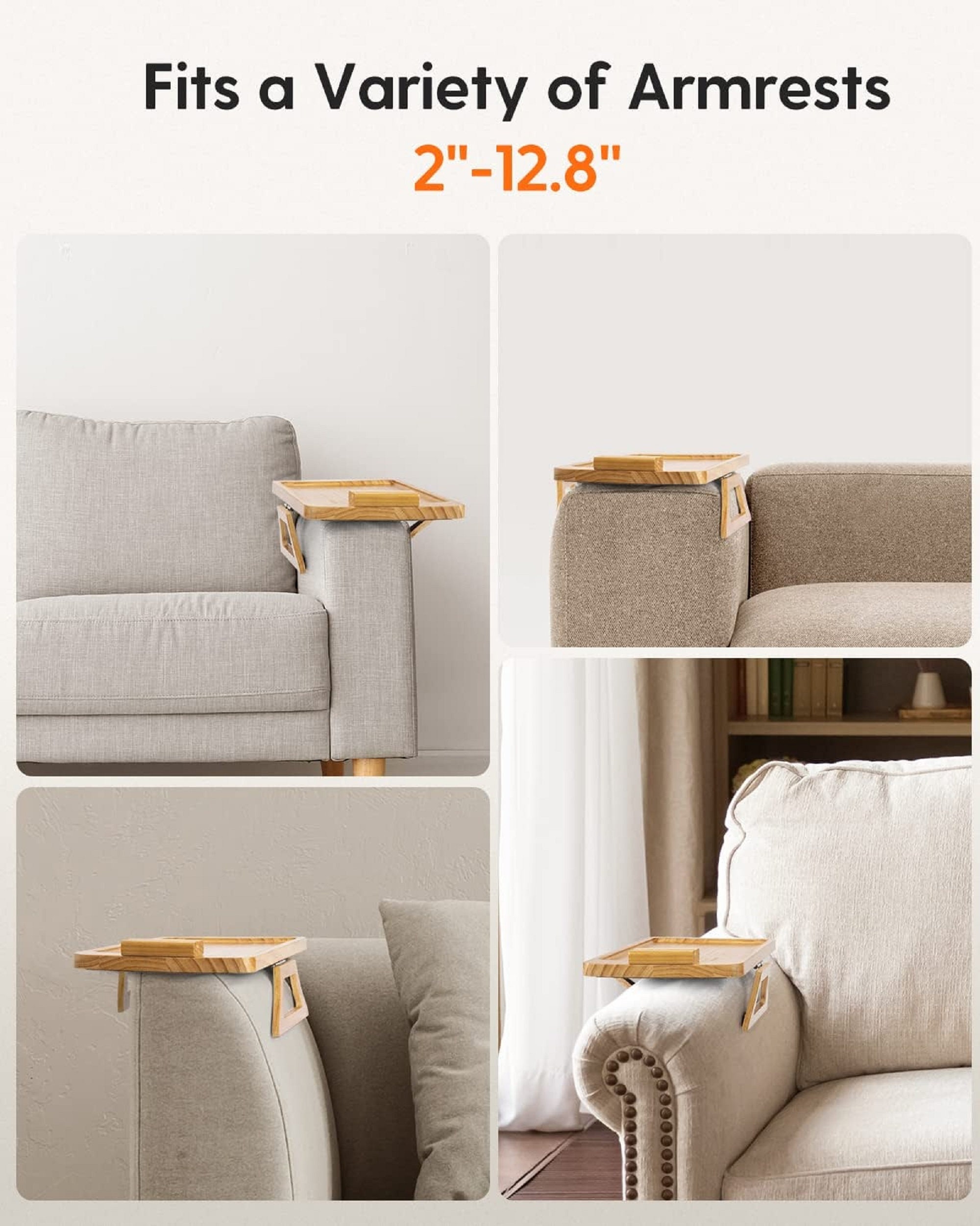 Foldable Couch Tray With Rotating Holder Couch Arm Tray Table - Etsy