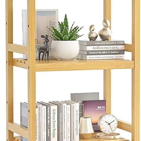 Natural Bookshelf - Etsy