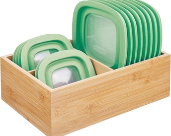 Bamboo Food Container - Etsy