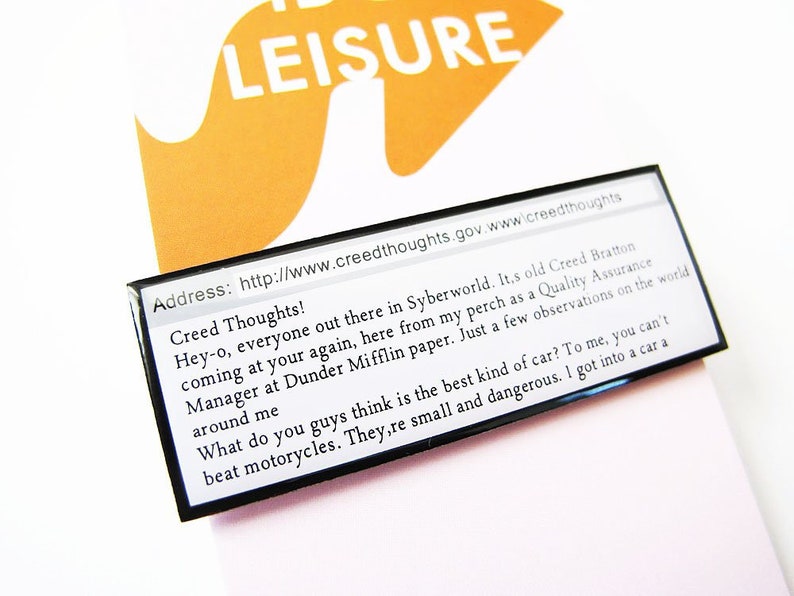 The Office Pins Creed Thoughts Enamel Lapel Pin the Office - Etsy