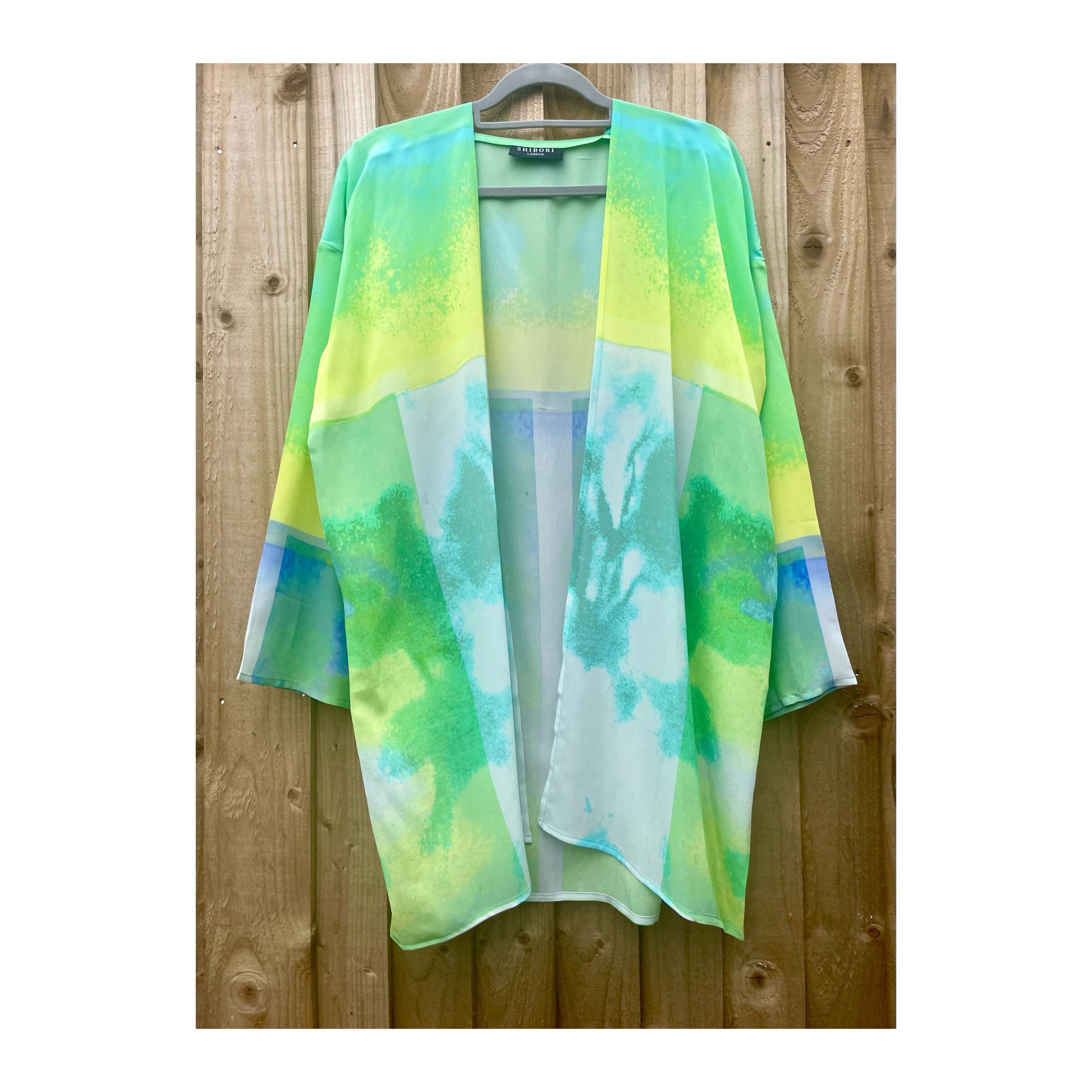 Silk Kimono Jacket Coat Festival Holiday Beach Evening Wear Silky ...