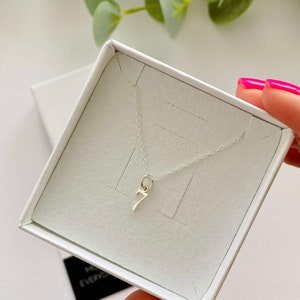My Number Necklace, Silver Lucky Number Jewellery, Birthday Number ...