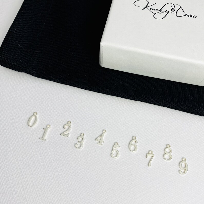 My Number Necklace Silver Lucky Number Jewellery Birthday - Etsy