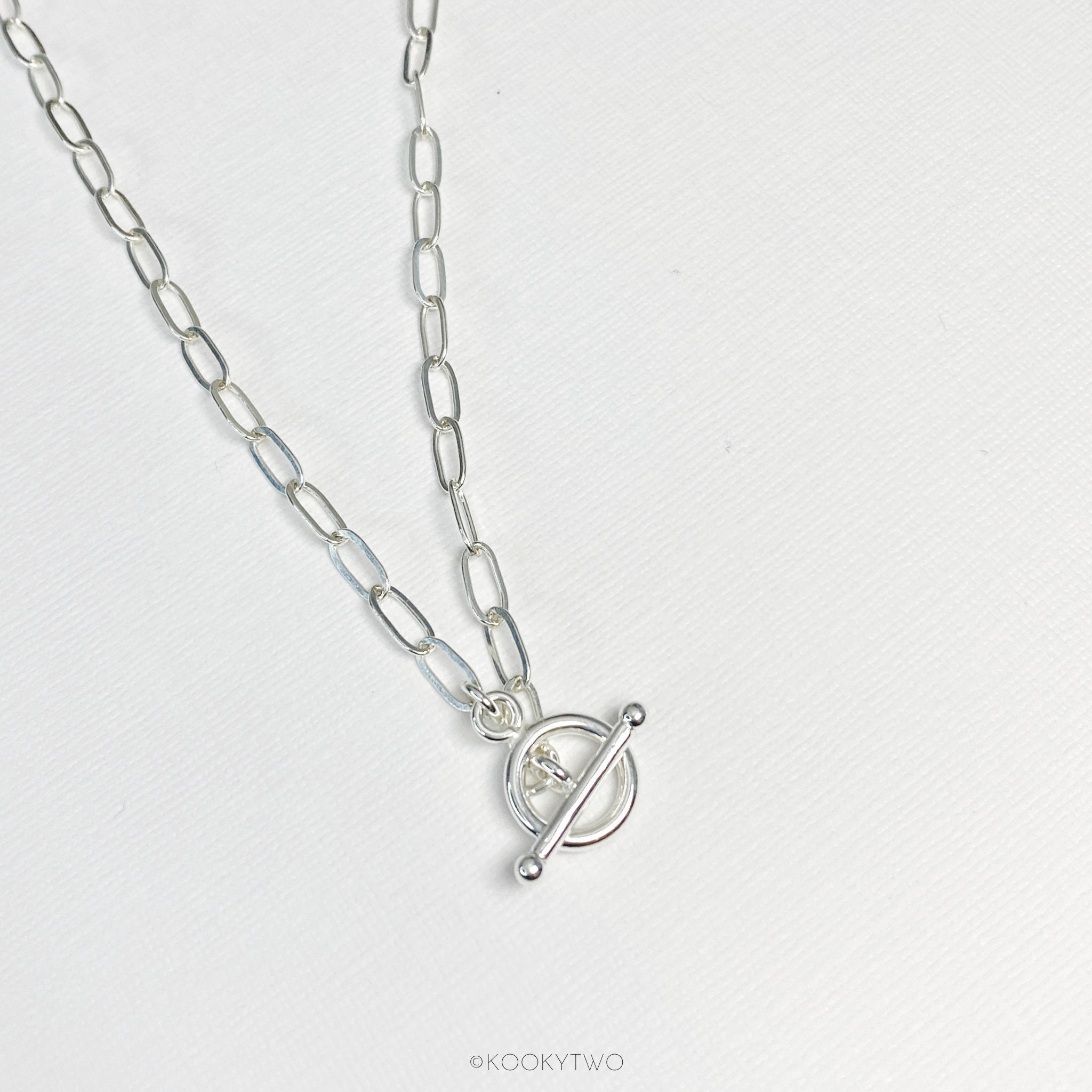 T bar chunky chain necklace store