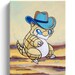 POKEMON Art Print of Cowboy Hat Caterpie - Pokemon Canvas Print ...