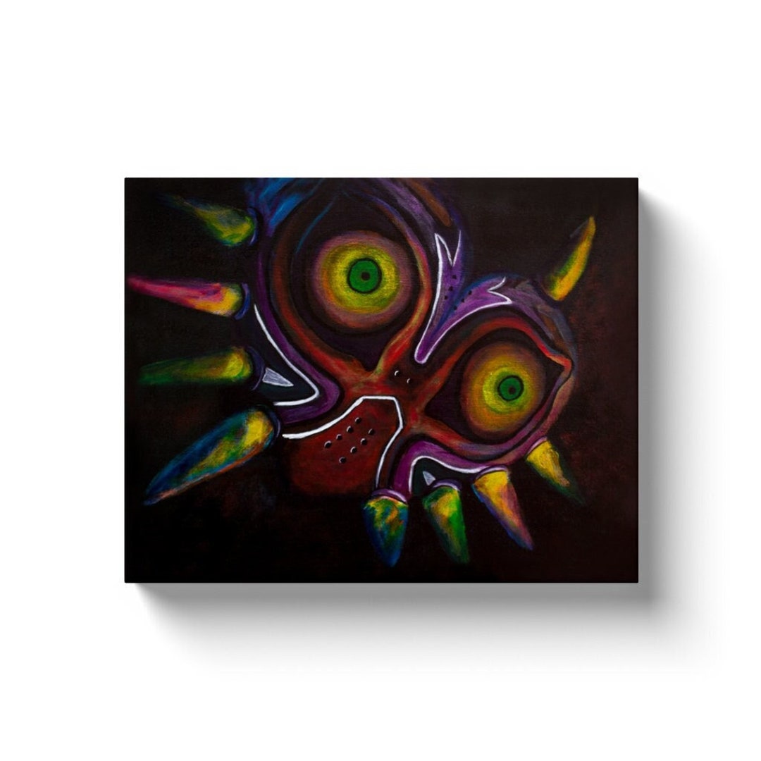 Legend of Zelda Majora's Mask Canvas Art Print - Majora's Mask Painting ...