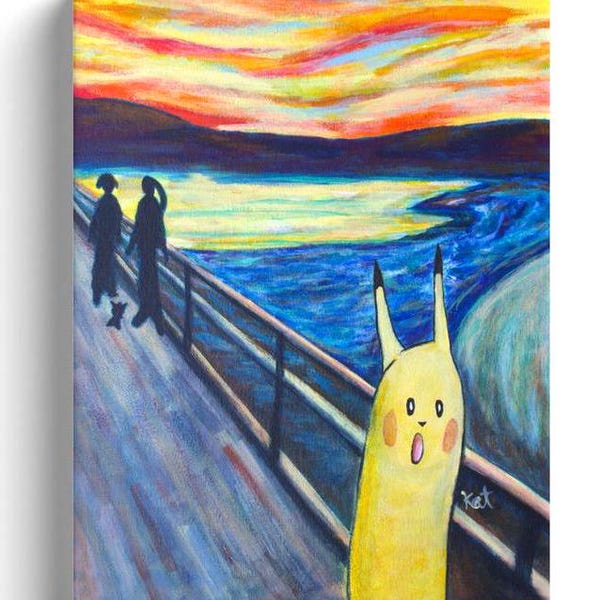 Pikachu Print - Etsy