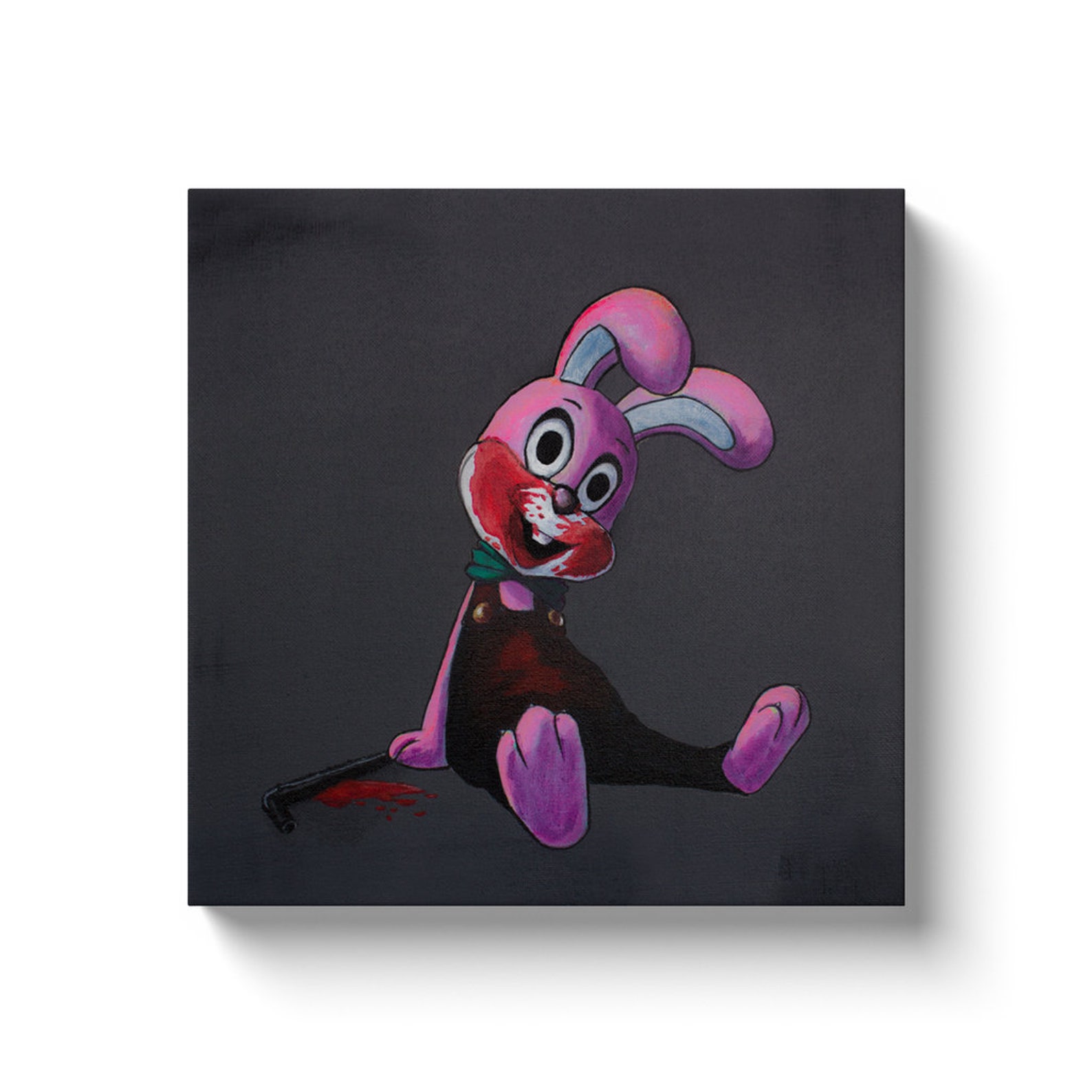 Robbie The Rabbit Canvas Art Print Silent Hill Painting Video Game Wall ...
