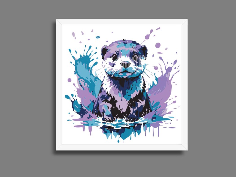 Otter Shadow Box SVG, Layered Paper Cut File, Laser Cut File, Cricut ...