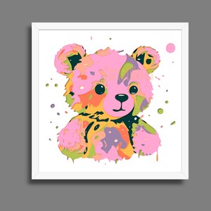 Teddy Bear Nursery Shadow Box SVG: Laser Cut File (digital Download) - Etsy