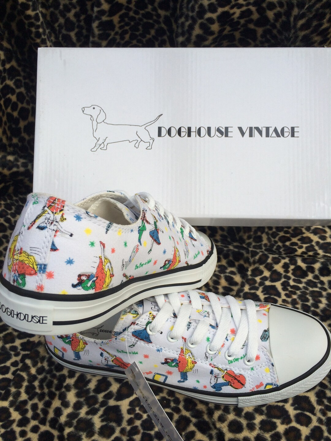 Size 6. Rockabilly 1950s Retro Converse Chuck Taylor Style Pumps ...