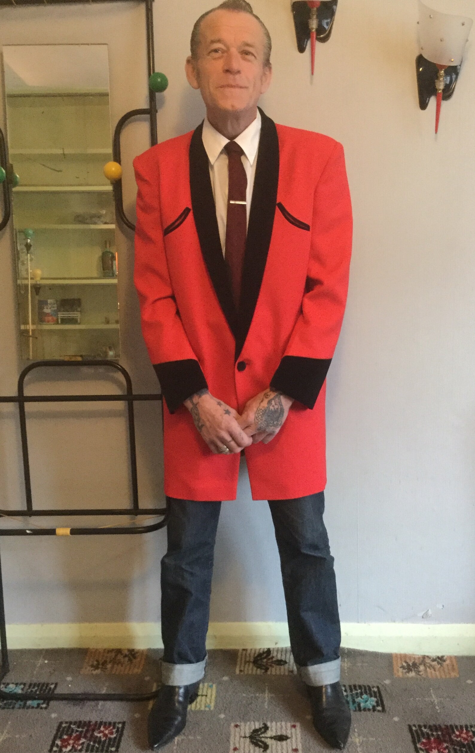 Full Roll Collar and Cuffs Teddy Boy Drape Jacket .exclusive to Doghouse Vintage. - Etsy UK