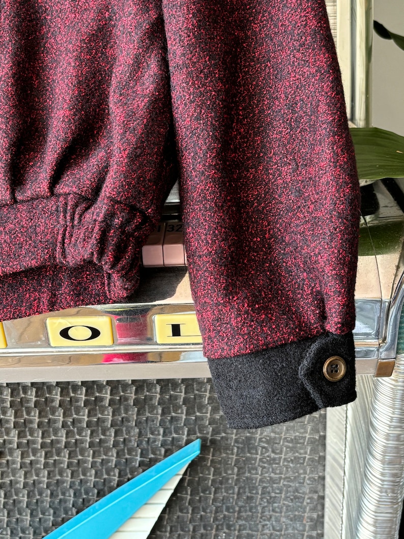 1950’s Gab Jacket . Classic Rockabilly Blouson Style . Sizes US Small ...