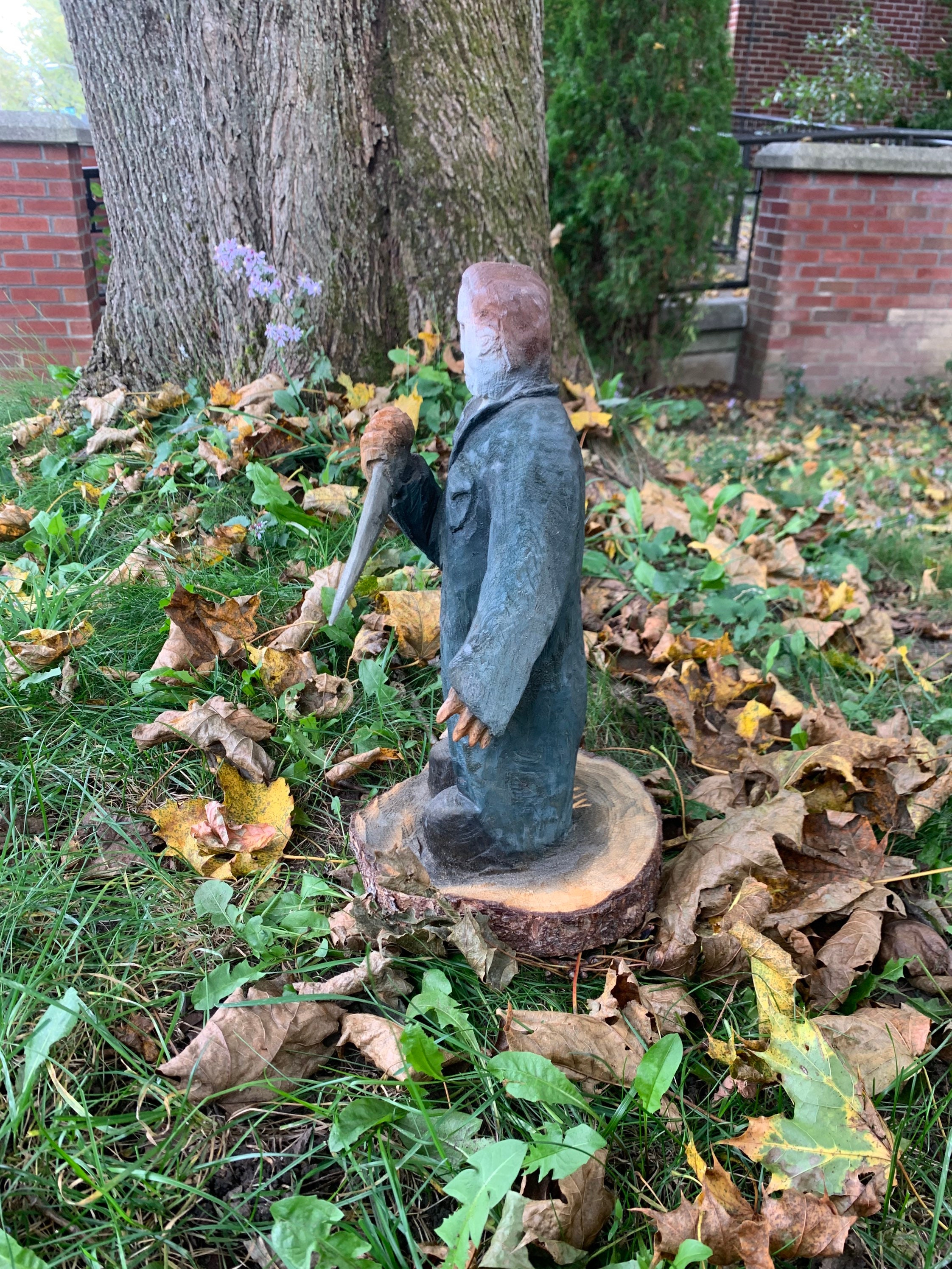 Inspired Michael Myers Chainsaw Carving - Etsy