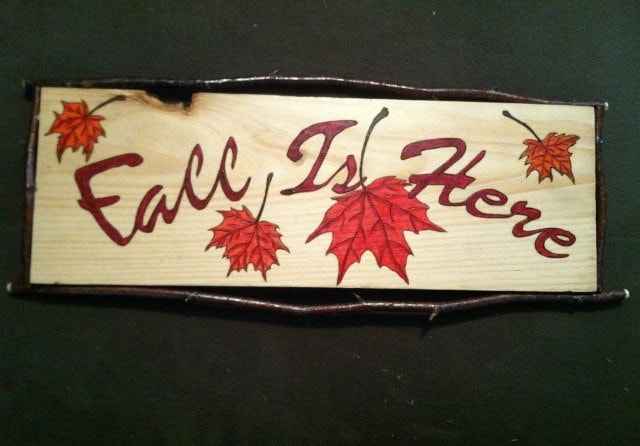 Fall is Here Wooden Sign - Etsy