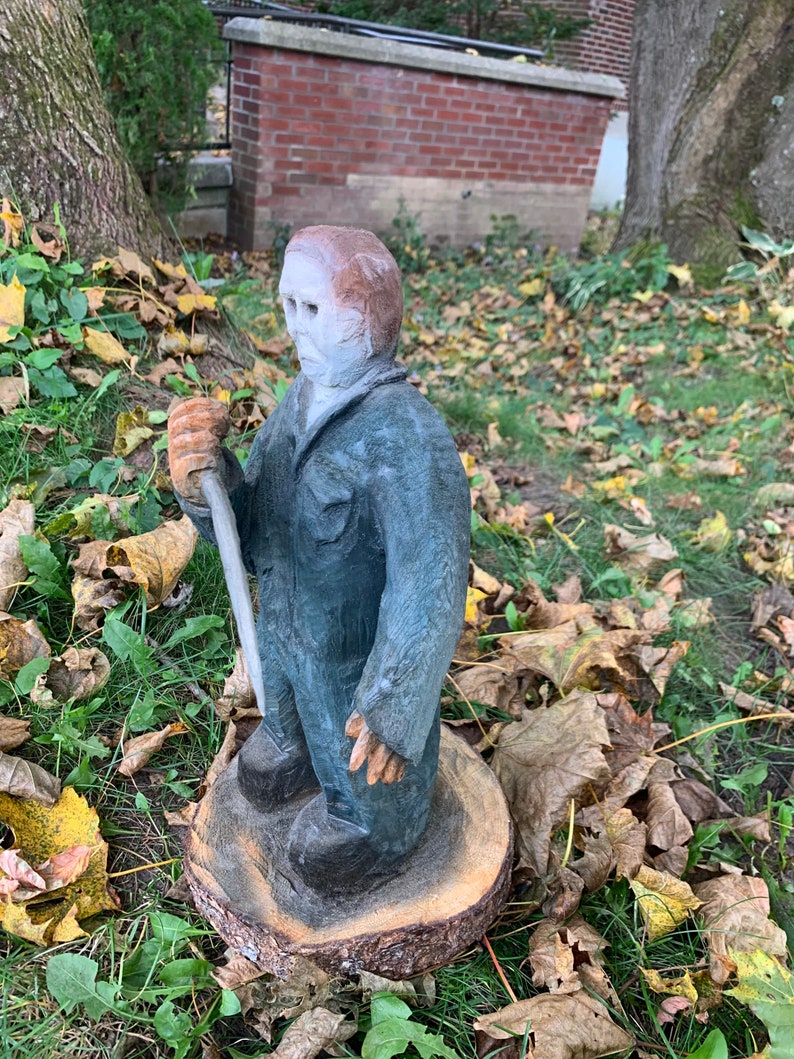 Inspired Michael Myers Chainsaw Carving | Etsy