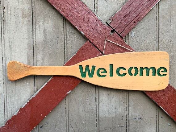 Welcome Paddle | Etsy