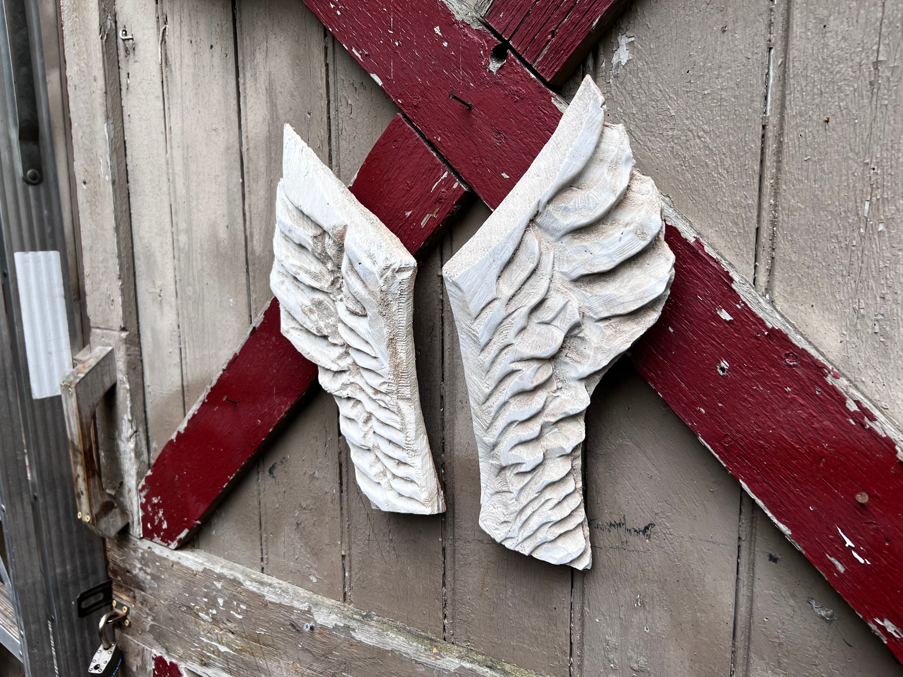 Carved Angel / Eagle Wings - Etsy