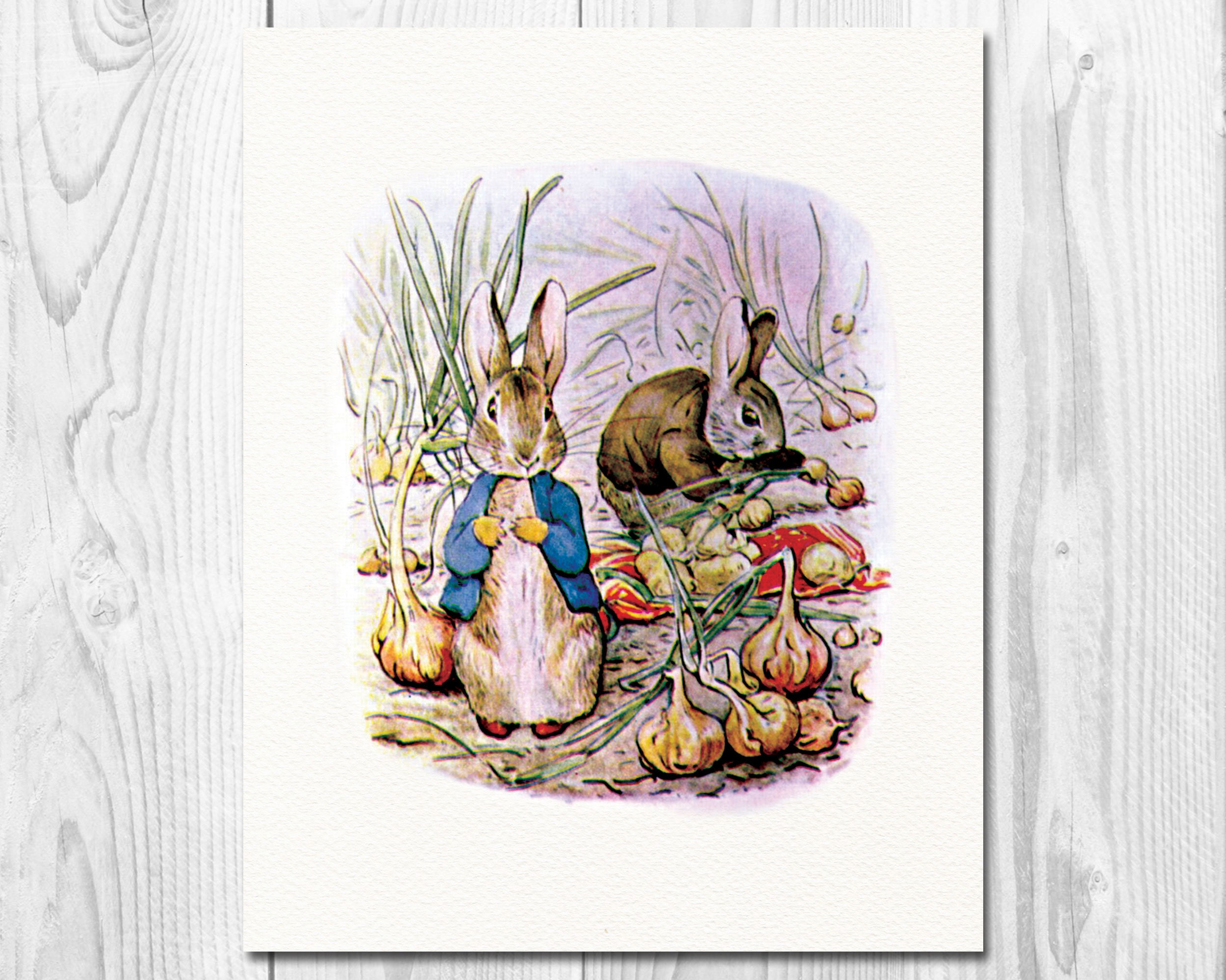Peter Rabbit Nursery Art Beatrix Potter Nursery Decor Peter | Etsy