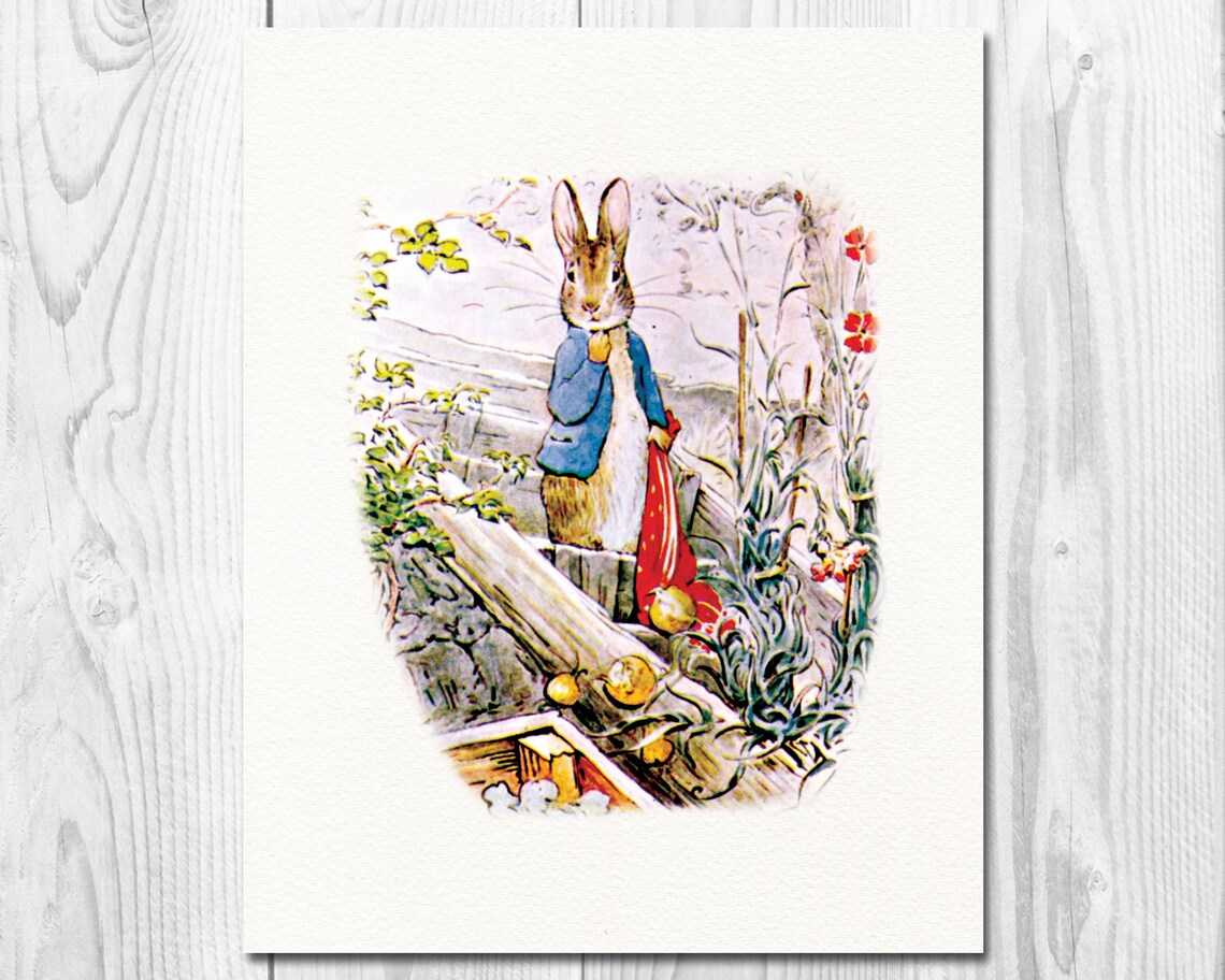 Peter Rabbit Nursery Art Beatrix Potter Nursery Decor Peter | Etsy