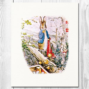 Peter Rabbit Nursery Art, Beatrix Potter Nursery Decor, Peter Rabbit ...
