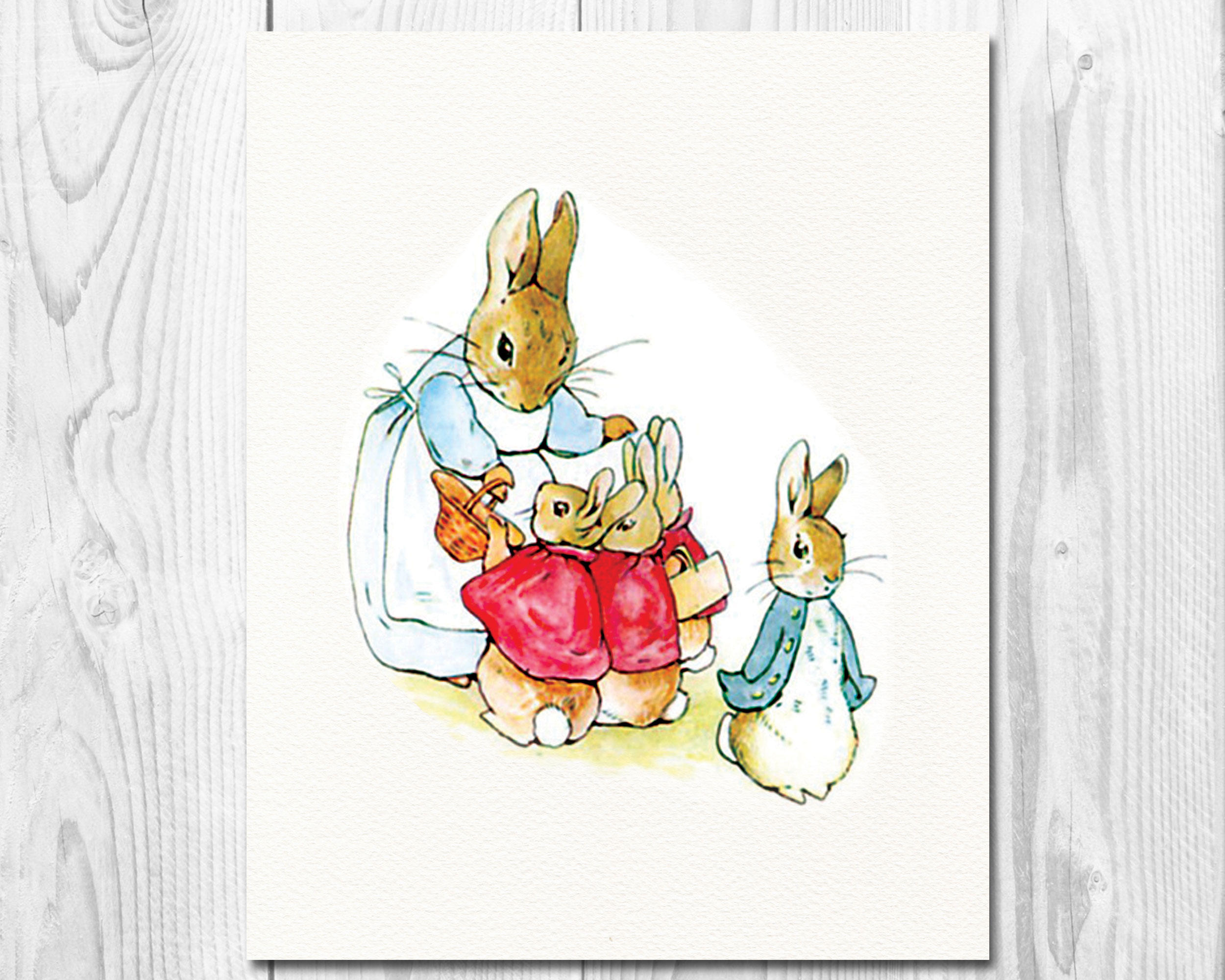 Peter Rabbit Nursery Art Beatrix Potter Nursery Decor Peter | Etsy