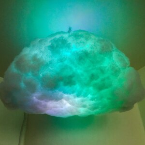 2ft Sound Reactive Rainbow Cloud Light With Remote Control - Etsy