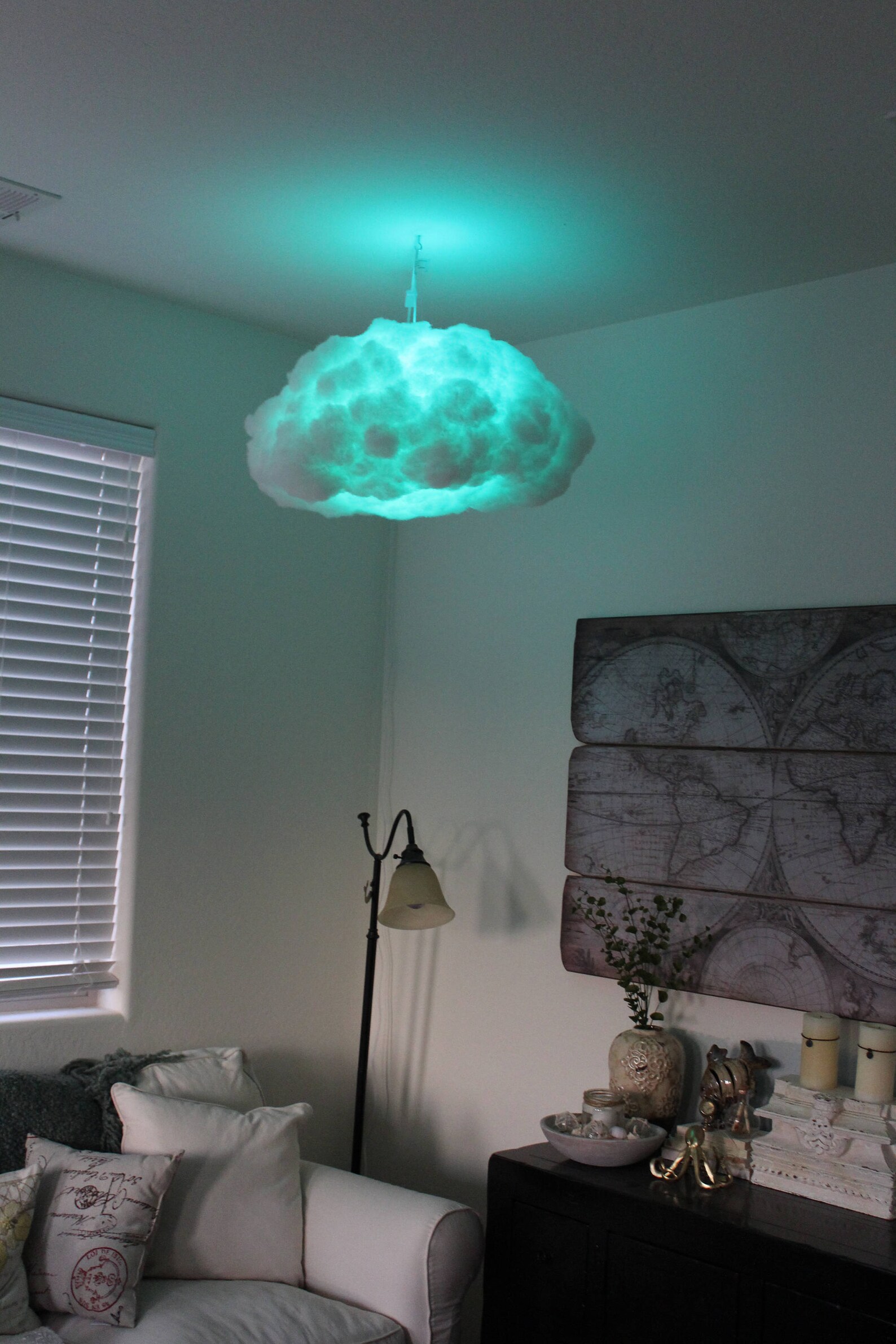 2ft Rainbow Cloud Light With Remote Control - Etsy