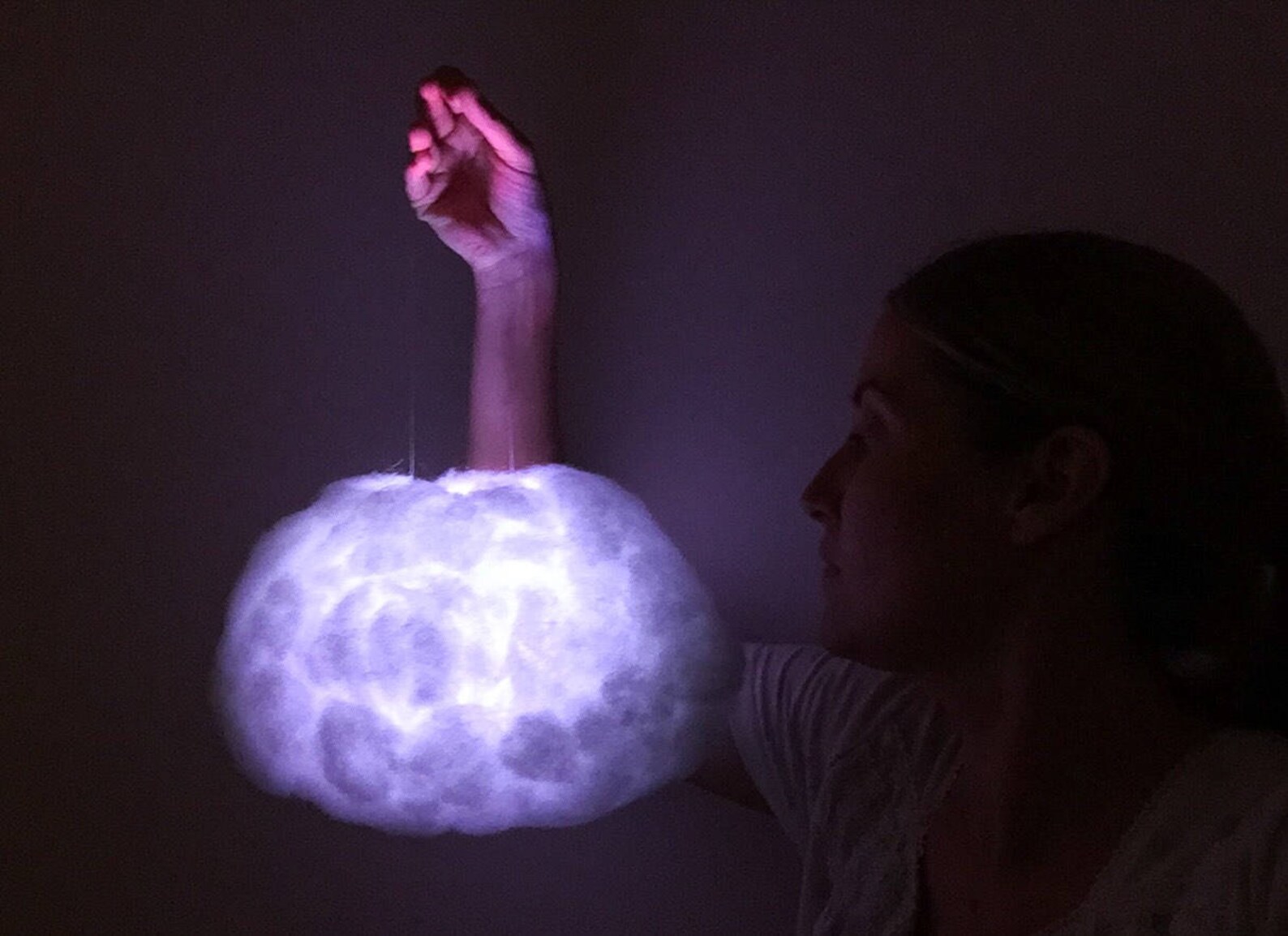 12 Oval Dream Cloud Light with Warm or Cool White LED | Etsy