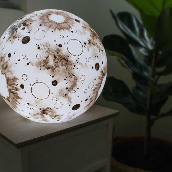 Moon Glow Lamp - Etsy
