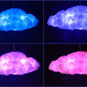 40 Large Rainbow Cloud Light With Sound Reactive Music Sync - Etsy