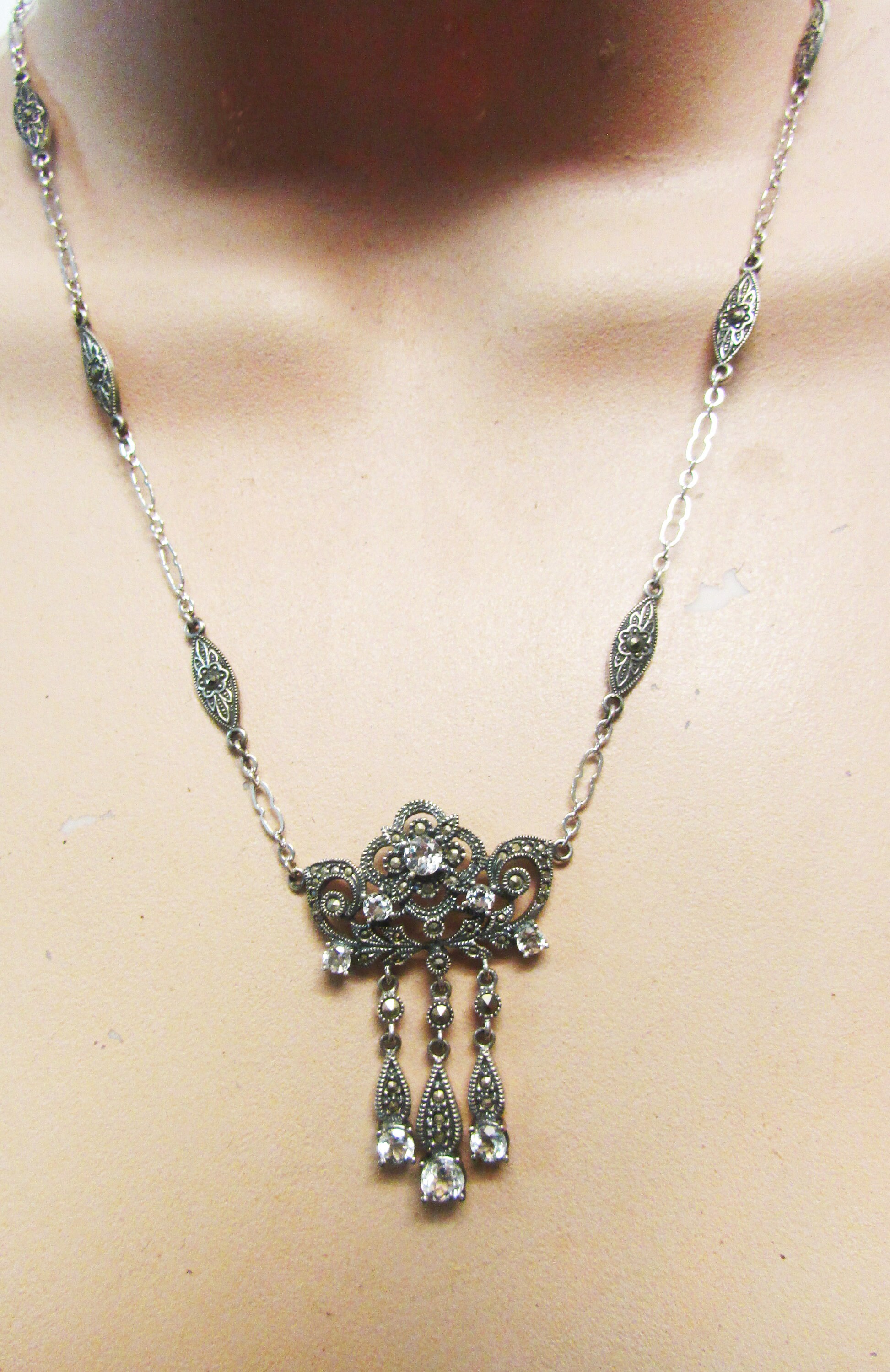 Vintage Estate Art Deco Design Sterling Silver Judith Jack - Etsy