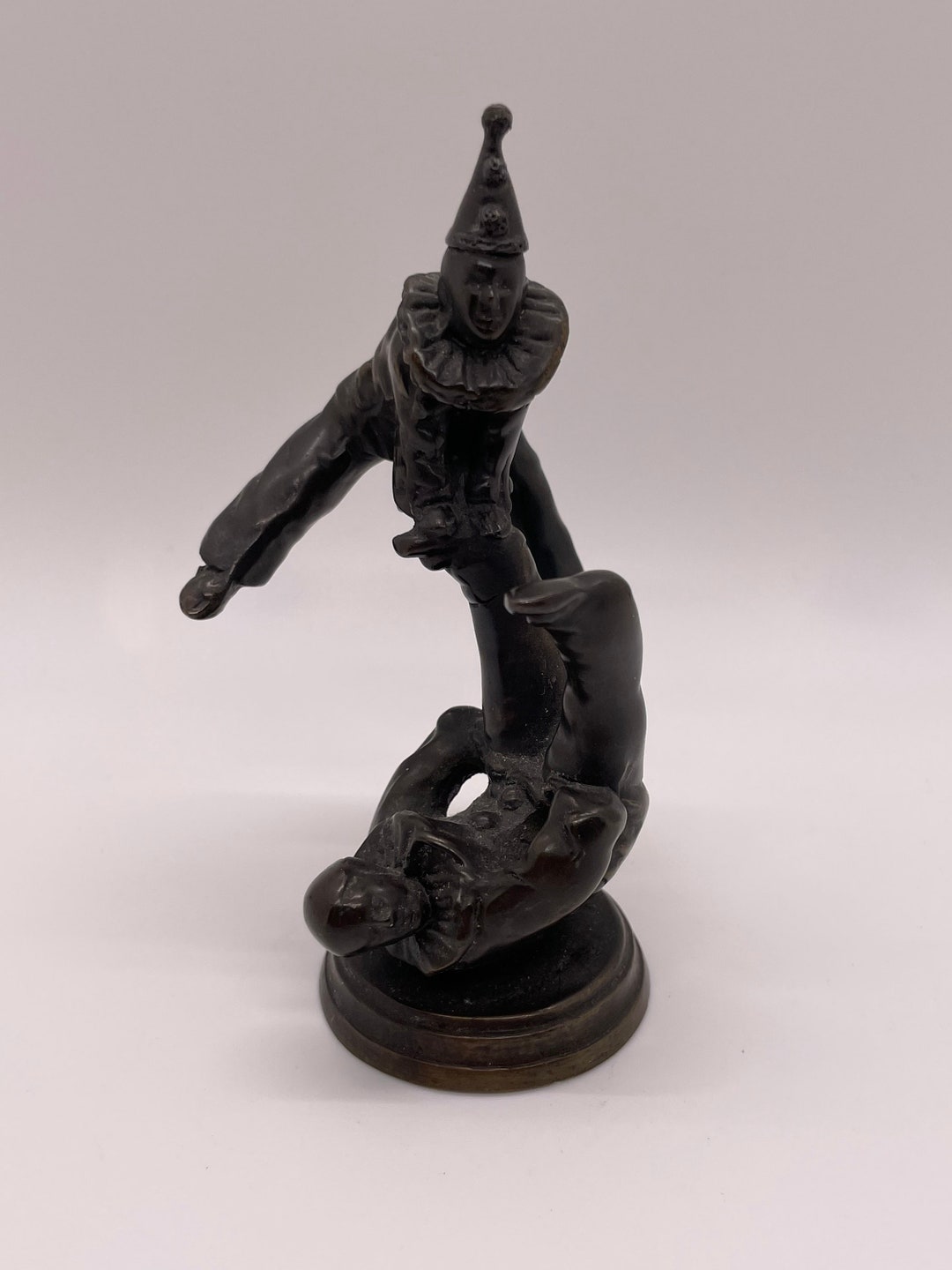 Art Deco Vienna Bronze French Circus Clowns Miniature Statue - Etsy