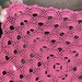 Pink Square Crocheted Doily, Lace Doily for Wedding/home Decor, Table ...
