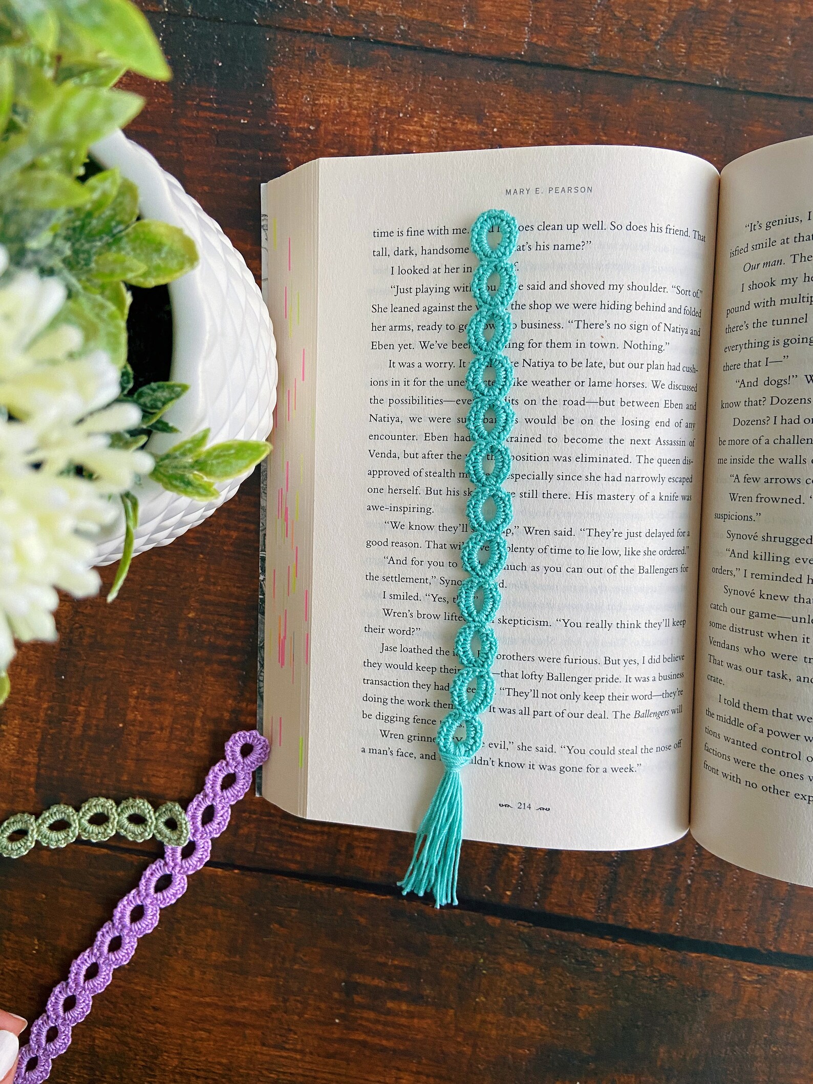 Crochet Bookmark Lace Book Mark Anniversary Gift Book - Etsy Canada